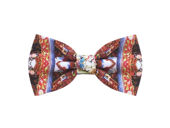 Bowtie with Sicilian pattern – PUTIA sicilian creativity